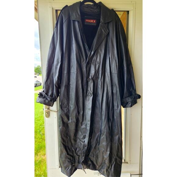 Phase 2 | Jackets & Coats | 8s Phase 2 Leather Trench Size 2x Metal ...